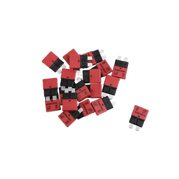 商品名: GLOSO E37 Auto (T1) リセット ロープロファイル ATC/ATO サーキットブレーカー - (10A - 20パック) GLOSO Circuit Breakers E37 Auto (T1) Reset Low...