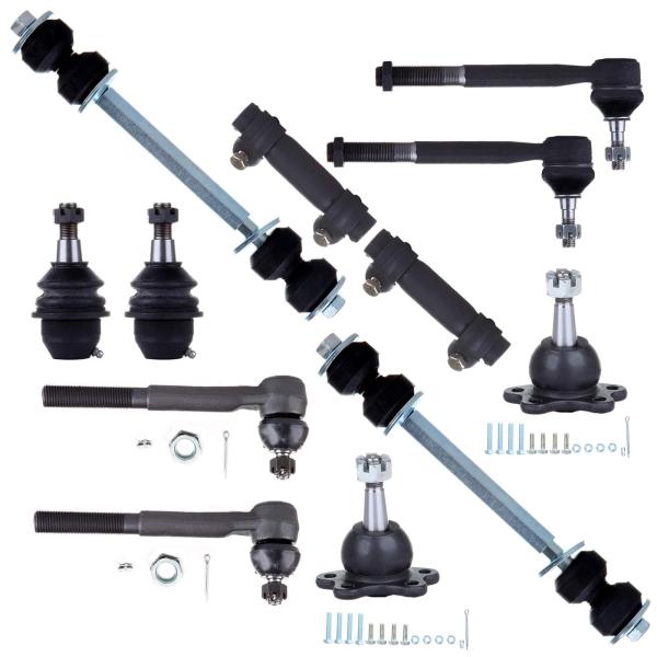商品名:  SCITOO 12pc Front Suspension Kit Tie Rod Ends Front Sway Bar Ball Joints Adjusting Sleeve for Cadillac Escalade fo...