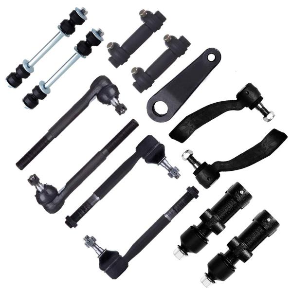 商品名:  SCITOO 13pc Suspension Kit Front Tie Rod End Rear/Front Sway Bar Idler Arm Bracket Assembly Pitman Arm for Chevrol...