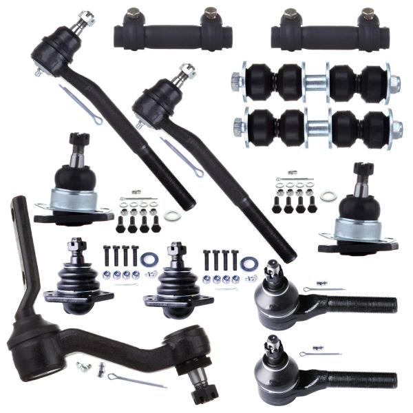 商品名:  SCITOO 13pc Front Suspension Kit Ball Joints Tie Rod Ends Front Sway Bar Idler Arm Adjusting Sleeve for Chevrolet ...