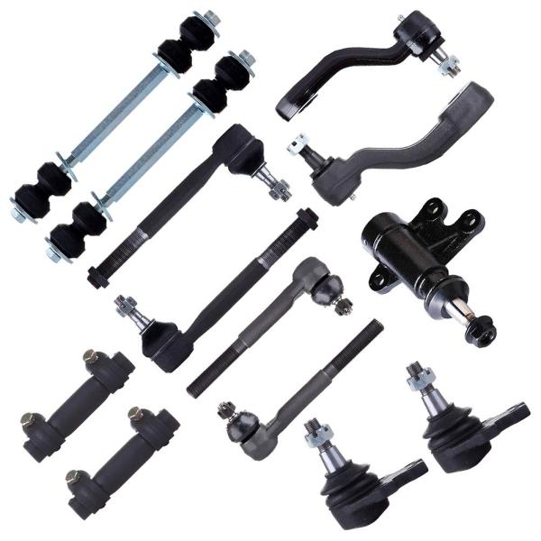 商品名:  SCITOO 13pc Front Suspension Kit Front Sway Bar Tie Rod End Pitman Arm Idler Arm Bracket Assembly Front Lower Ball...