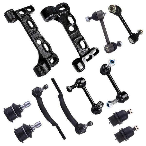 商品名:  SCITOO 12pc Suspension Kit Front Ball Joint Rear Sway Bar Front Tie Rod Lower Control Arm Driver Passenger for Bui...