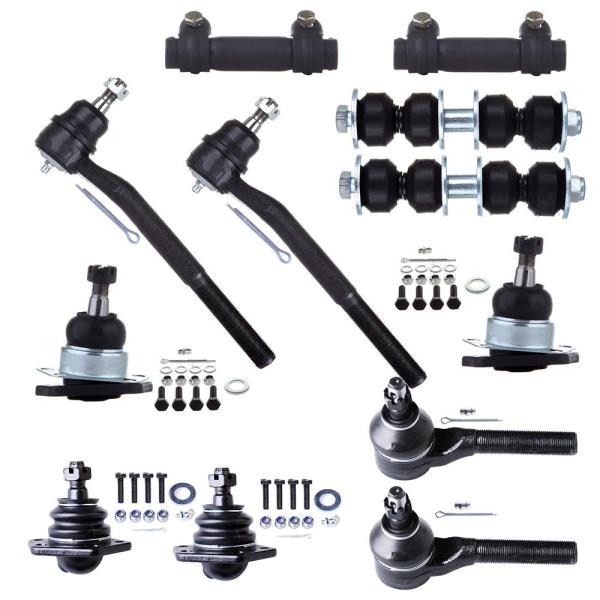 商品名:  SCITOO 12pc Front Suspension Kit Tie Rod Ends Front Sway Bar End Links Upper Lower Ball Joints Adjusting Sleeve fo...