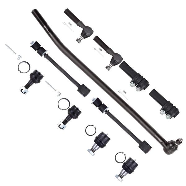 商品名:  SCITOO 11pc Front Suspension Kit Inner Tie Rod Front Sway Bar Lower Upper Ball Joints Small Connecting Tie Rod Pit...