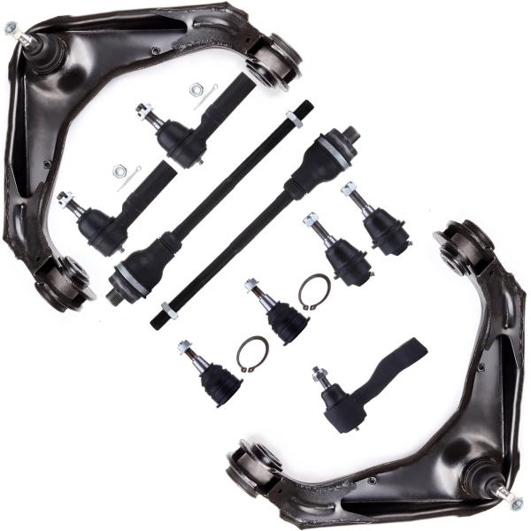 商品名:  SCITOO 11pc Front Suspension Kit Tie Rod Ends Steering Idler Arm Ball Joints Upper Control Arms for Chevrolet Aval...