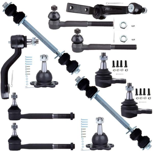 商品名:  SCITOO 12pc Front Suspension Kit Ball Joints Tie Rod Ends Front Sway Bar Links Idler Arm Pitman Arm for Chevrolet ...