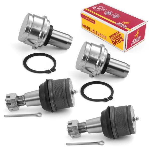 商品名:  Metrix Premium Chassis Parts - 4 PC Front Lower &amp; Upper Ball Joint Kit Fits 92-02 Ford E-250 Econoline, 92-98 ...