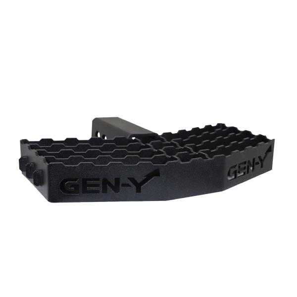 商品名: GEN-Y ヒッチ鋸歯状ヒッチステップ | 耐荷重400ポンド | トラックやヒッチの2インチレシーバーに適合 | 滑り止めデザイン | ブーツや靴をこするのに最適 | ブラック GEN-Y Hitch Serrated Hitc...