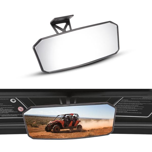 商品名: A &amp; UTV PRO トレイルリアビューミラー パノラマ凸センターバックミラー 2017-2023 Can am Maverick Trail Sport、Traxter、2021-2023 Can-Am Command...