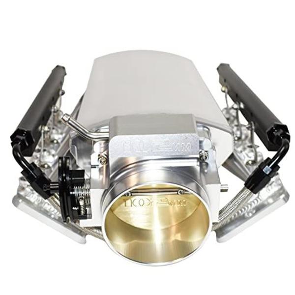 商品名:  A-Team Performance - EFI Fabricated Intake Manifold with Fuel Rails and Throttle Body Short - Compatible with GM C...