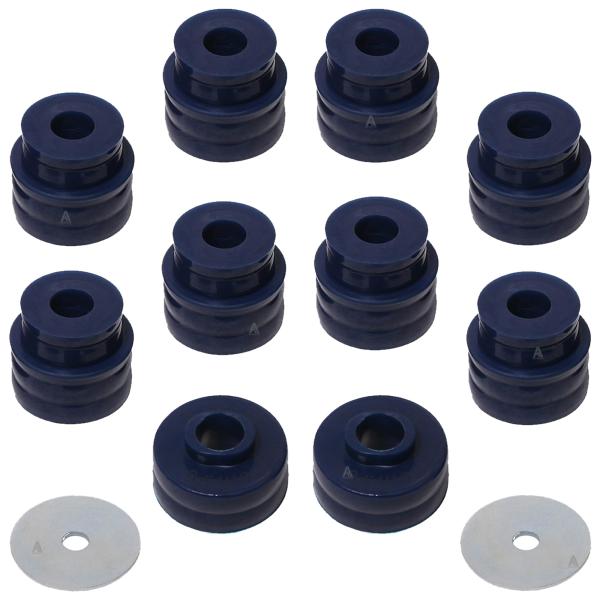 商品名:  AUTOACER - Complete Front &amp; Rear Body Mount Bushing Kit Left + Right Side 20 pcs in High Grade Polyurethane PU...