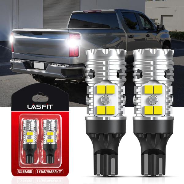 商品名: LASFIT Canbus Ready 921 912 T15 エラーフリー LED リバースバックアップライト 904 916 917 920 922 W16W 2835 アップグレードバージョン 6000k 6500k ホワイ...