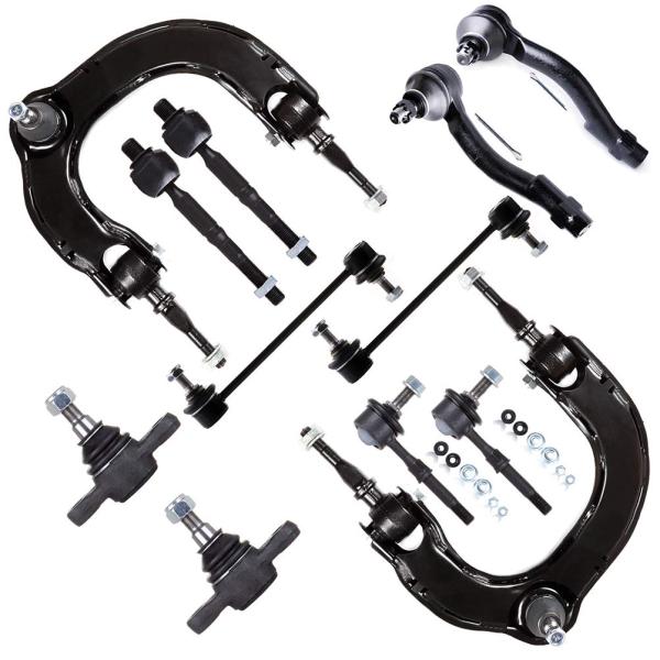 商品名:  SCITOO 12PC Front Suspension Kit for Hyundai for Kia Inner Tie Rod Ends Lower Arm Sway Bar Links Lower Ball Joints...