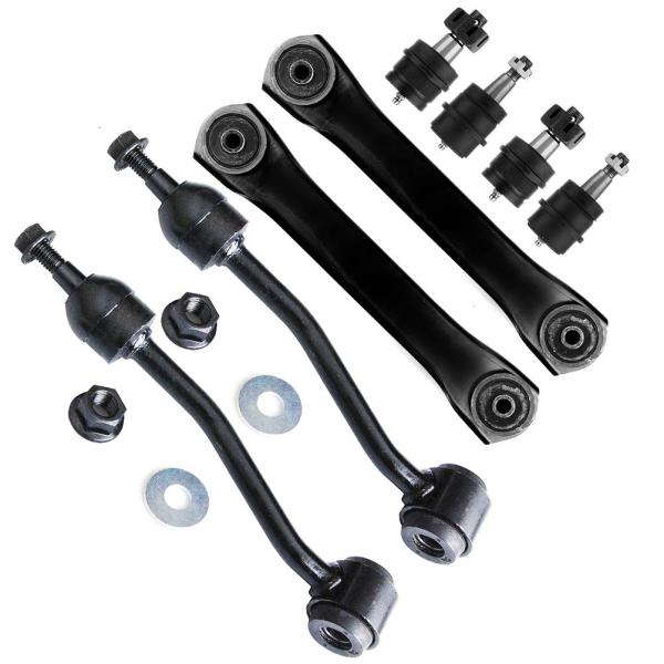 商品名:  SCITOO 8-PC SET Front Suspension Control Arm Kit - Fit For Jeep TJ For Jeep Wrangler Front Lower Control Arm Front...