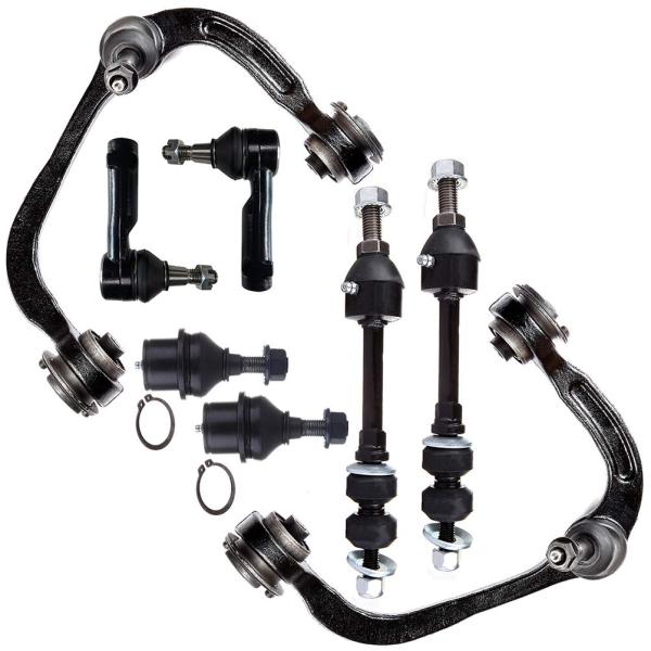 商品名:  SCITOO 8-PC SET Front Suspension Control Arm Kit - Fit For Ford For F-150 4WD For Lincoln Mark LT 4WD Front Upper ...