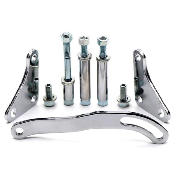 商品名: Surla SBC クロムパワーステアリングポンプマウントブラケット SWP LWP Saginaw GM SB Surla SBC Chrome Power Steering Pump Mounting Bracket SWP ...