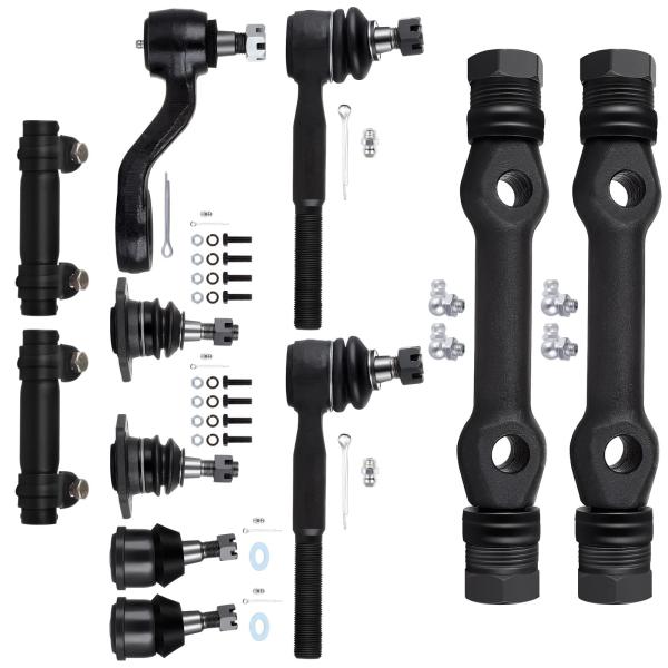 商品名:  AMFULL New Assembly 11-PC K6129T ES409RT ES2004S Ball Joints Tie Rod Ends Upper Control Arms Shaft Pitman Arm Adju...