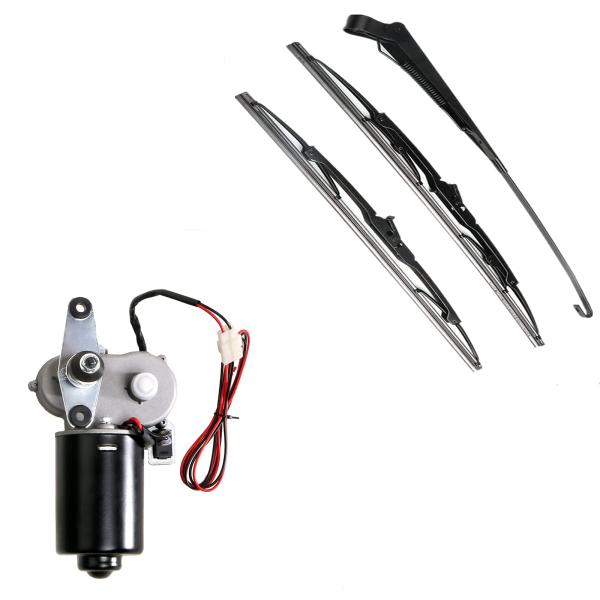 商品名:  SCHRION UTV Windshield Wiper Kit, Compatible With Polaris Ranger RZR General Golf Cart Snow Plow Tractor Windshiel...