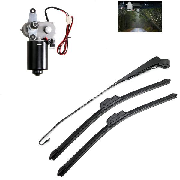 商品名:  SCHRION Electric UTV Windshield Wiper Compatible with Polaris Ranger RZR Can Am Kawasaki Golf Cart Snow Plow Winds...
