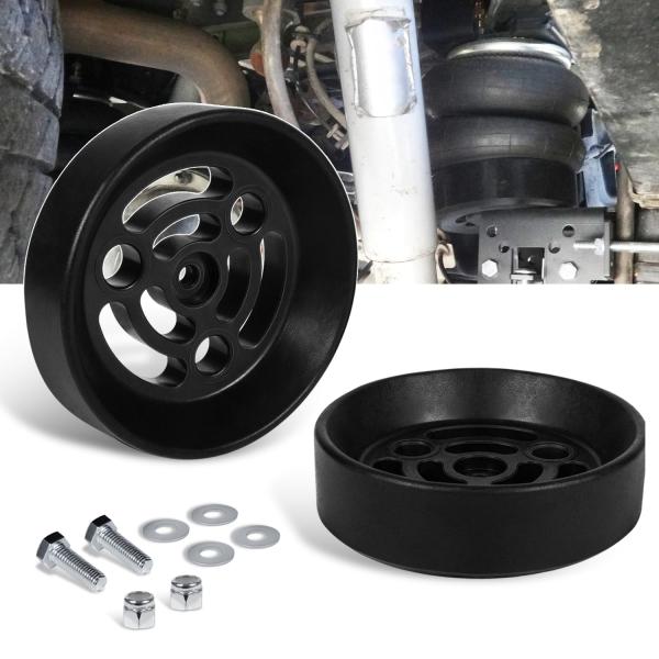 商品名: エアバッグクレードル フルサスペンショントラベル用に設計 直径6インチのすべての複雑なエアバッグにフィット ハーフトントラックのフルサイズに対応 2/4WD KU09140BK ブラック Air Bag Cradle Design...