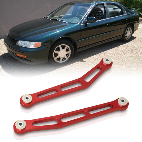 商品名:  AJP Distributors JDM Rear Lower Suspension T6061 Aluminum Control Arms Rod Bar Kit LCA Brace Solid Polyurethane Bu...