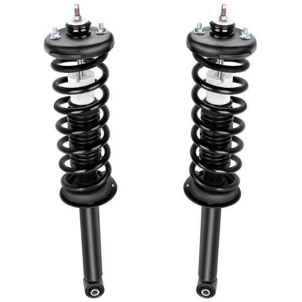 商品名: GDSMOTU リアコンプリートストラット&amp;コイルスプリングアセンブリ Hon-da A-c-c-o-rd 2003-2007 サスペンションストラットコイルスプリング Acura TL 2004-2008用 ショック&a...