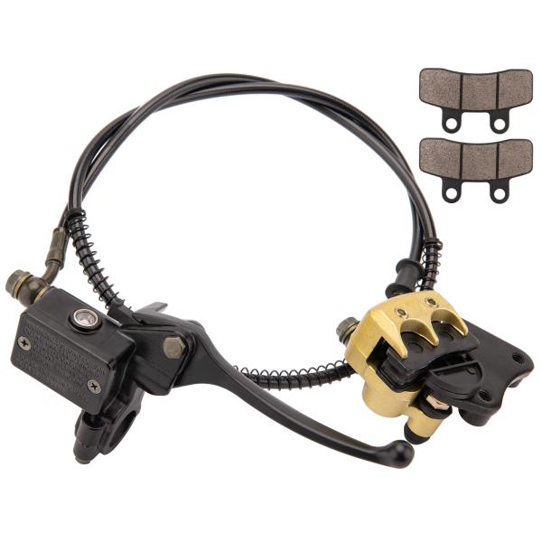 商品名: フロントディスクブレーキ マスターシリンダー キャリパーアセンブリ 50cc 70cc 90cc 110cc 125cc 中国 ATV SSR ダートバイク ピットバイク フロントブレーキ用 Front Disc Brake Ma...