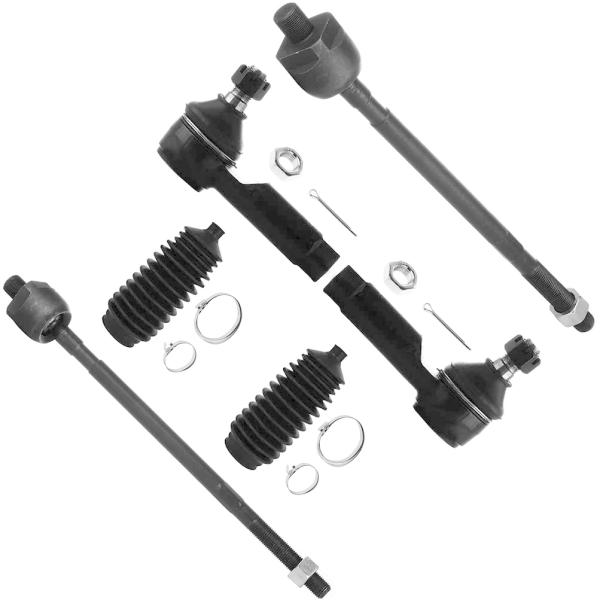 商品名: SCITOO フロントサスペンションコントロールアームキット 6個 - Infiniti I30 日産マキシマフロントアウタータイロッドエンドインナータイロッドエンドステアリングラックブーツ用 SCITOO 6-PC SET Fr...