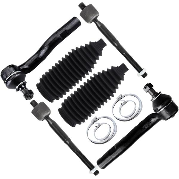 商品名: SCITOO 6個セット フロントサスペンションコントロールアームキット - レクサスGS300 レクサスGS400用 レクサスGS430用 フロントインナータイロッドエンドフロントアウタータイロッドエンドステアリングラックブーツ...