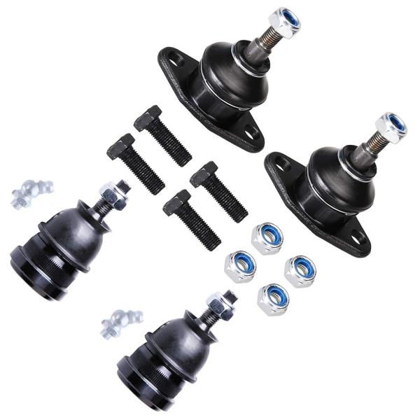 商品名: ROADFAR 下部と上部ボールジョイントキット ビュイック オペル シボレーシェベット用 いすゞ I-マーク ポンティアック アカディアン フィエロ T1000 フロントサスペンション用 4個セット ROADFAR Lower ...