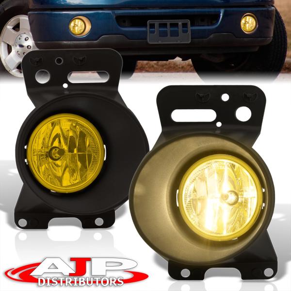 商品名:  AJP Distributors Yellow Len Front Bumper Fog Lights Driving Lamps Assembly Pair LH RH + Bezel Bulbs Switch Wiring ...