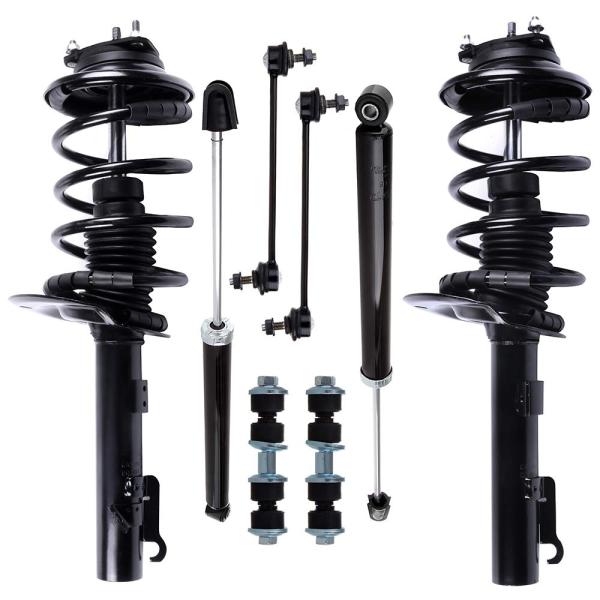 商品名:  AUTOMUTO Struts &amp; Shocks Quick-Strut Front Strut Spring Assembly Rear shock absorber Stabilizer Bar Link Kit F...