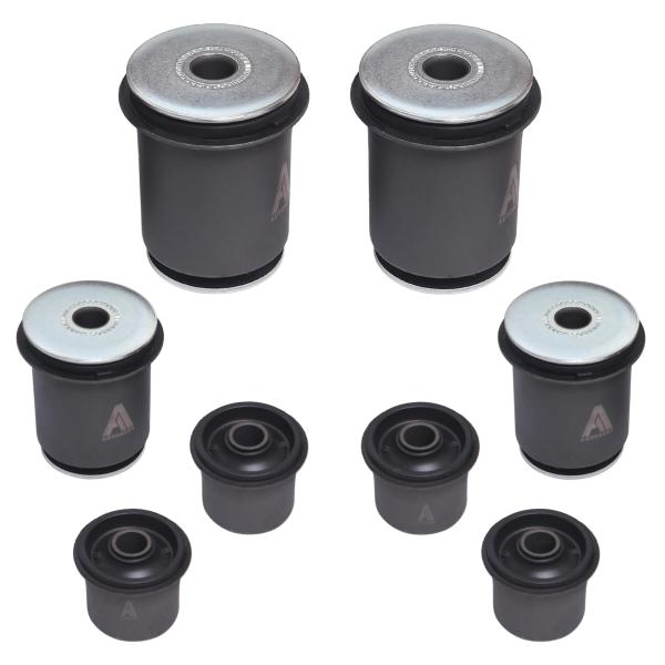商品名:  AUTOACER - Front Suspension Kit 8pcs: Front Upper &amp; Lower Control Arm Bushings For LX570 2007-2020, Cruiser 20...