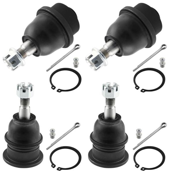 商品名:  MotorbyMotor 4pc Front Upper &amp; Lower Ball Joint fits for Chevy Silverado/GMC Sierra 1500 2500 3500 HD, Chevrol...