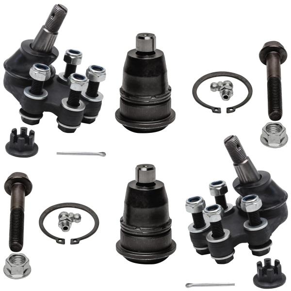 商品名:  Detroit Axle - 2WD Front Upper &amp; Lower Ball Joints Replacement for Chevy Silverado Suburban 2500 GMC Sierra Yu...