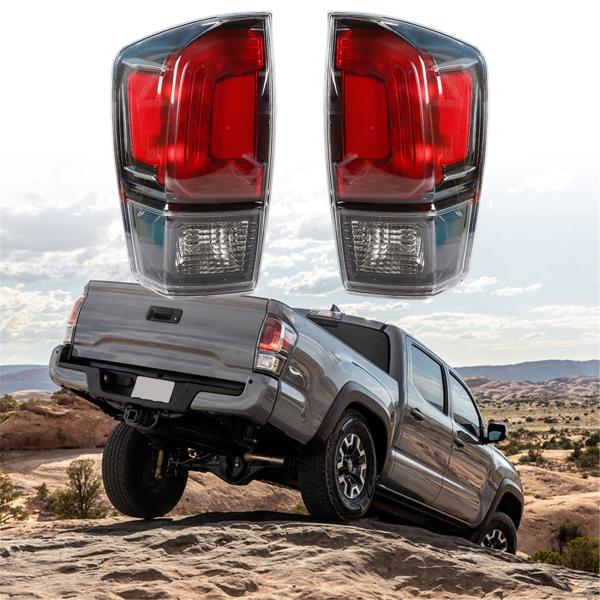 商品名: labwork LH+RH テールライト 交換用 トヨタ タコマ 2016-2020 テールランプ リアブレークライト アセンブリ 8156004200 8155004200 助手席側と運転席側 labwork LH+RH Tai...