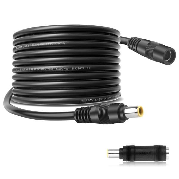 商品名:  PAEKQ 20Ft DC 8mm Input Extension Cable, DC 8mm Male to Female Plug Extension Cable Perfectly Compatible with Goal...