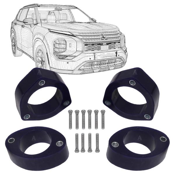 商品名:  AUTOACER Polyurethane Lift Kit - Complete Front &amp; Rear Leveling Lift Kit 14 pcs Made in Polyurethane Height 40...