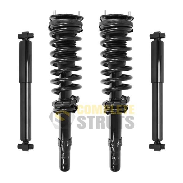 商品名:  COMPLETESTRUTS - Front Quick Complete Strut Assemblies with Coil Springs and Rear Shock Absorbers Replacement for ...