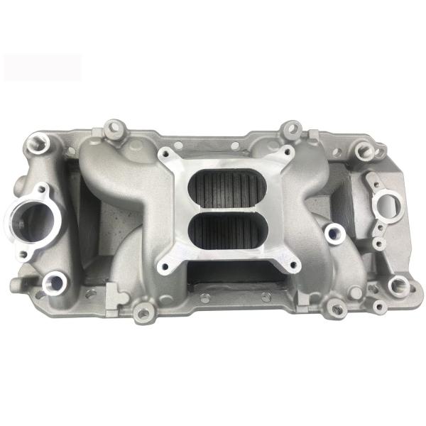 商品名: アルミニウム エアギャップ BBC デュアルプレーン パフォーマンス インテークマニホールド シボレービッグブロック 396-502 BB シボレー V8 サイクロン アイドル用 -5500RPM Aluminum Air Gap...