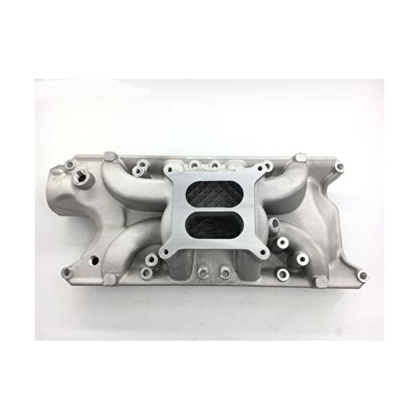 商品名: アルミニウム SBF インテークマニホールド デュアルプレーン Ford 260 289 302 Windsor Small Block Idle-6000RPM (DM-3212-N) Aluminum SBF Intake M...