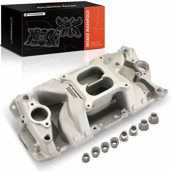 商品名: A-Premium デュアルプレーンエアギャップインテークマニホールド シボレースモールブロックに対応 V8 4.3L 262 265 4.4L 267 4.6L 283 4.9L 302 5.0L 305 307 5.4L 32...