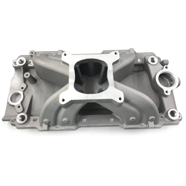 商品名: BBC アルミエアギャップ シングルプレーンインテークマニホールド ビッグブロック シボレー V8 396-454用 BBC Aluminum Air Gap Single Plane Intake Manifold for Bi...