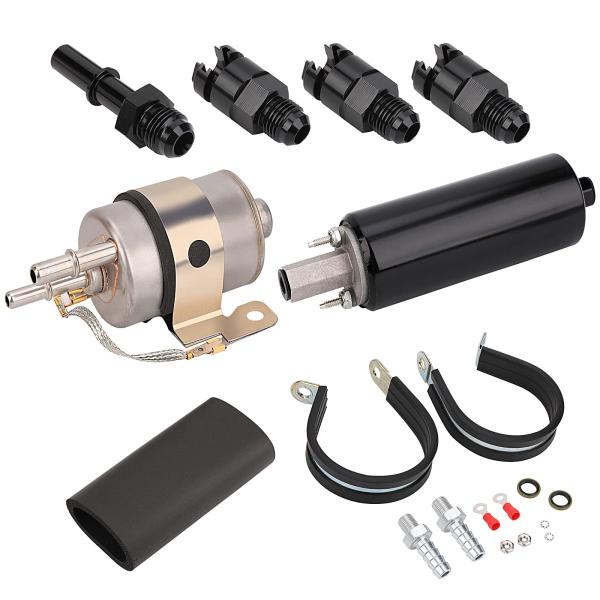 商品名:  GSL392 Inline Fuel Pump &amp; 58 PSI Fuel Filter Regulator 58 PSI LS Swap Fuel Pump EFI Conversion Fuel Filter Pre...