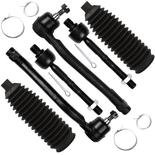 商品名: SCITOO 6点セット サスペンションキット ヒュンダイ エラントラ キア フォルテ フォルテ クープ Forte5用 フロントインナータイ ロッドエンド フロント 左 外側タイロッドエンド フロント 右 外側タイロッドエンド ...