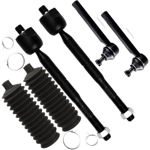 商品名:  SCITOO 6-PC SET Suspension Kit For Lexus Rx330 Rx350 For Toyota For Highlander Front Inner Tie Rod End Front Outer...