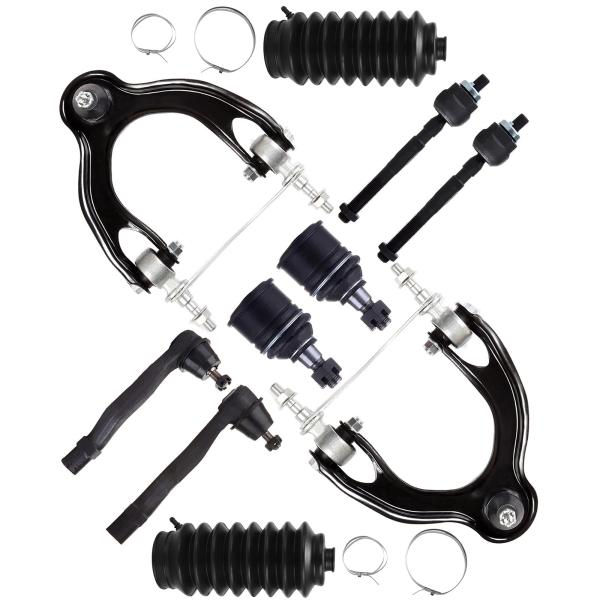 商品名:  SCITOO 10pcs Front Suspension Control Arm Kit Upper Control Arm Ball Joint Lower Ball Joint Inner Outer Tie Rod En...