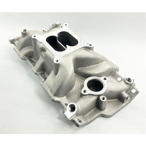 商品名: 1957-1986 SBC スモールブロック シェビー アルミニウム パフォーマー デュアル プレーン RPM インテーク マニホールド 350 400 1957-1986 SBC Small Block Chevy Alumin...