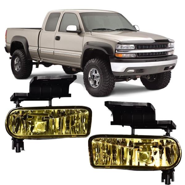 商品名:  Winjet Driving Fog Lights Compatible with 1999-2002 Silverado 1500 2500, 2001-2002 Silverado 3500, 2000-2006 Subur...