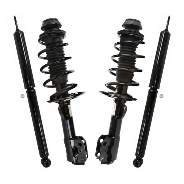商品名:  AutoShack Front Complete Strut &amp; Coil Spring Assembly with Rear Shock Absorbers Set for 2006-2011 Toyota Yaris...